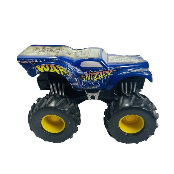 Mattel | Toys | Monster Jam Silver Gray Truck Launcher Hot Wheels ...